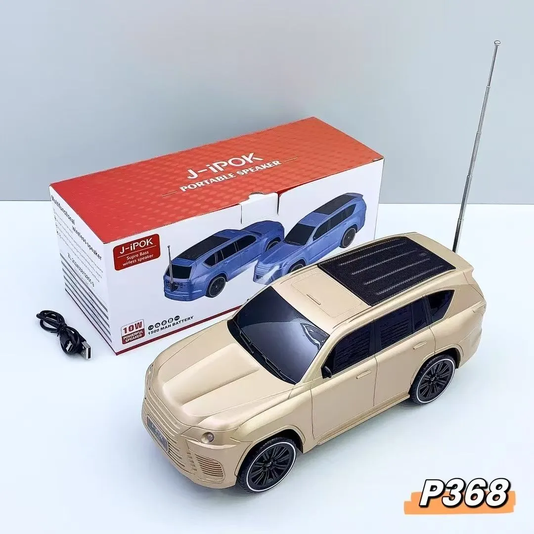 اسپیکر بلوتوثی J-iPOK طرح ماشین P368 | قدرت صوتی 10 وات با طراحی جذاب - ایچملی